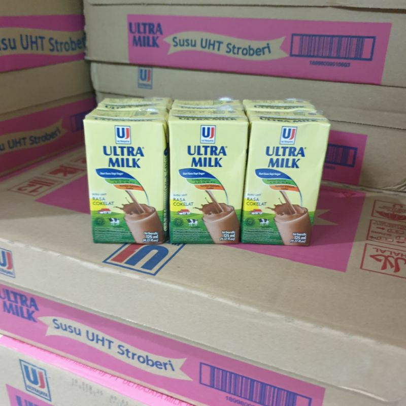 Jual Susu Ultra Milk 125 ml (1 dus isi 40 pcs) | Shopee Indonesia