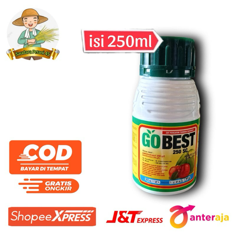 Jual GOBEST 250SC isi 250ml Exp 2029 ( Paclobutrazol 250 g/l ) | Shopee ...