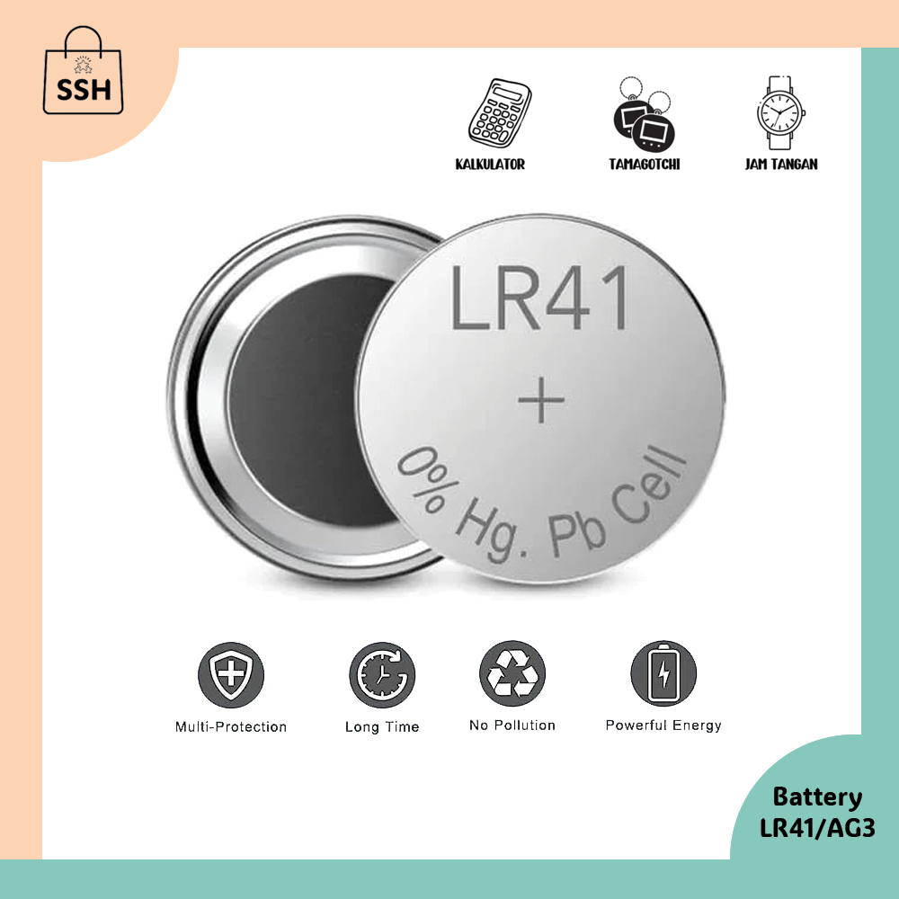Jual Baterai Maxell LR41 AG3 SR41 Battery 1.5V Jam Tangan Remote ...