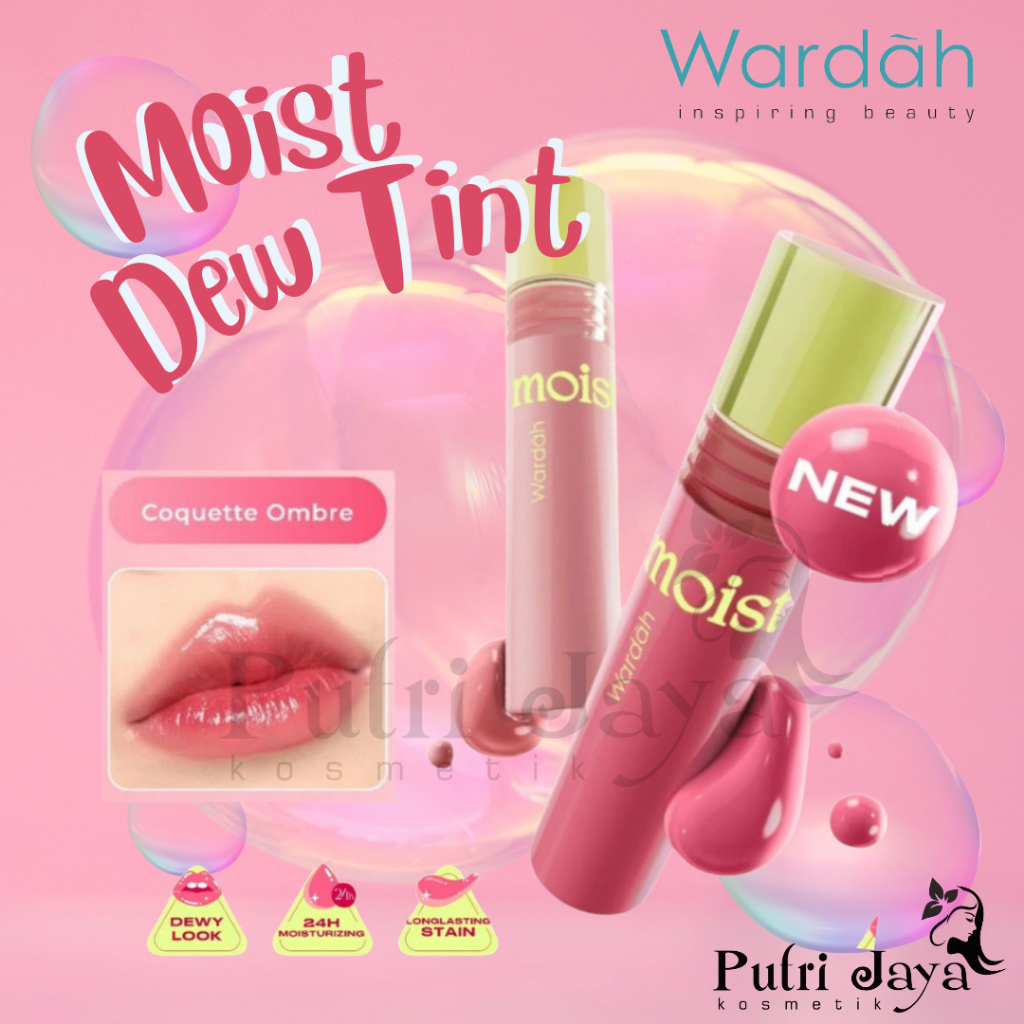Jual NEW! WARDAH Moist Dew Tint | Lip Tint Liptint | Shopee Indonesia