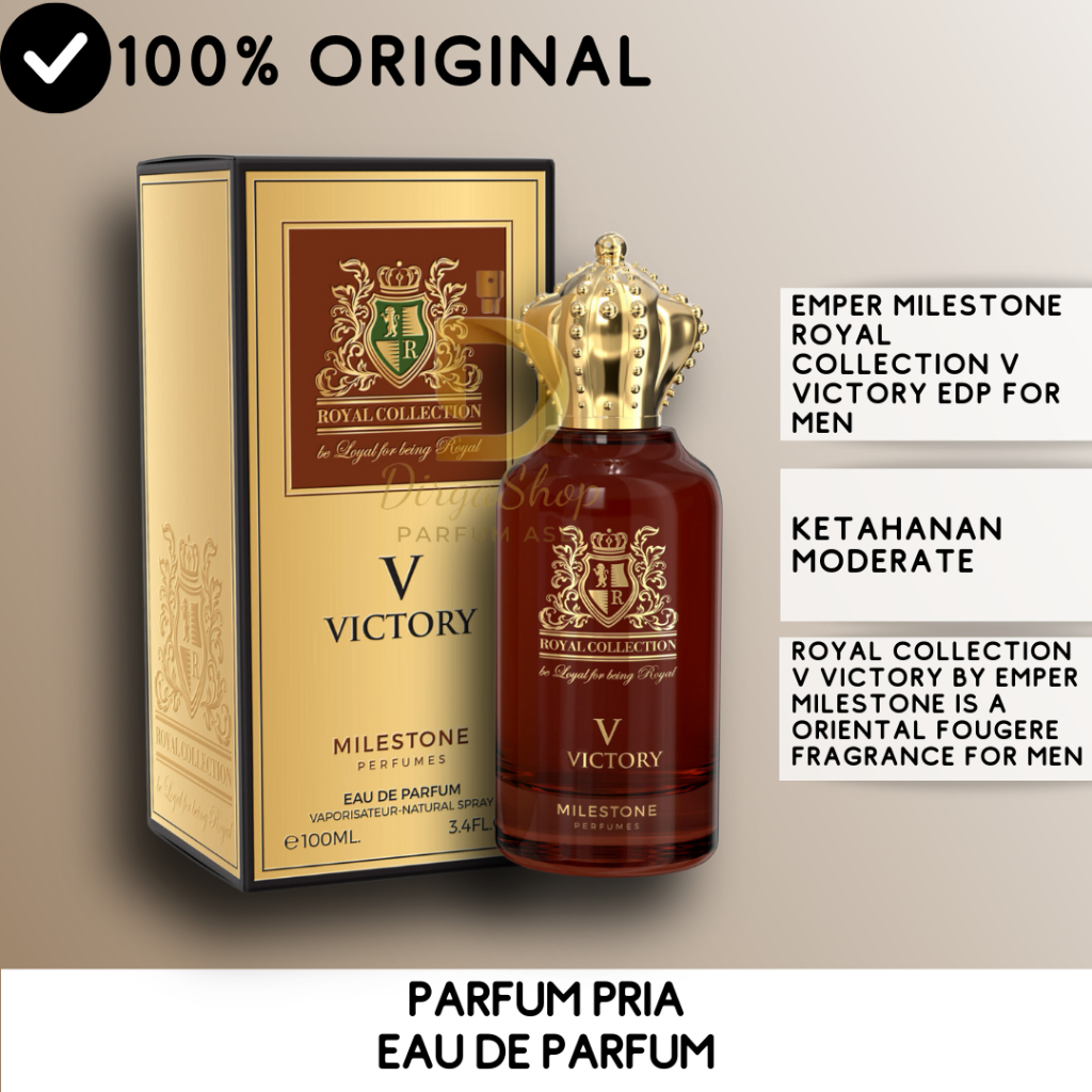 Jual Emper Milestone Royal Collection V Victory EDP For Men | Shopee ...