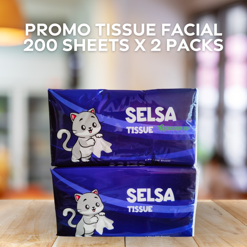 Jual tisu selsa 200 sheet buy 1 get 1 | Shopee Indonesia