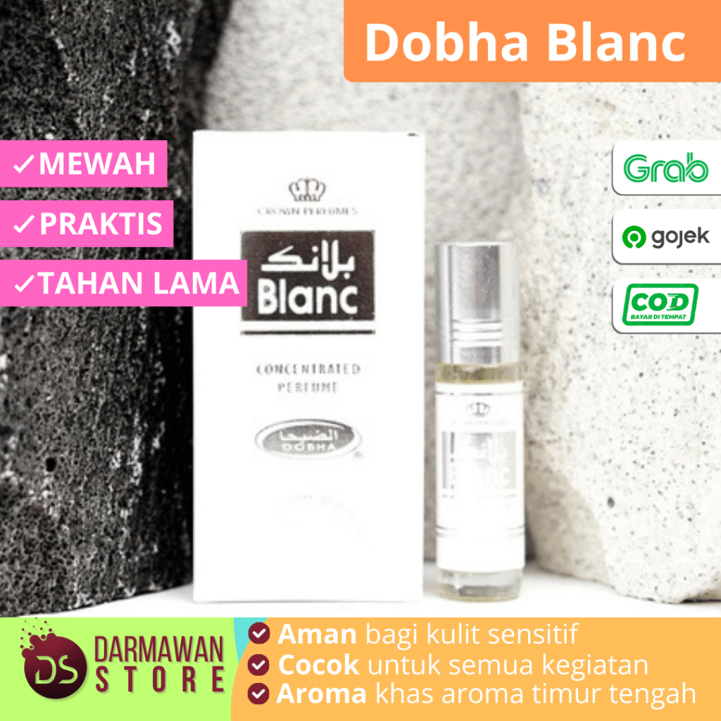 Jual Parfum Dobha Blanc - Concentrated Perfume (For Men) | Shopee Indonesia