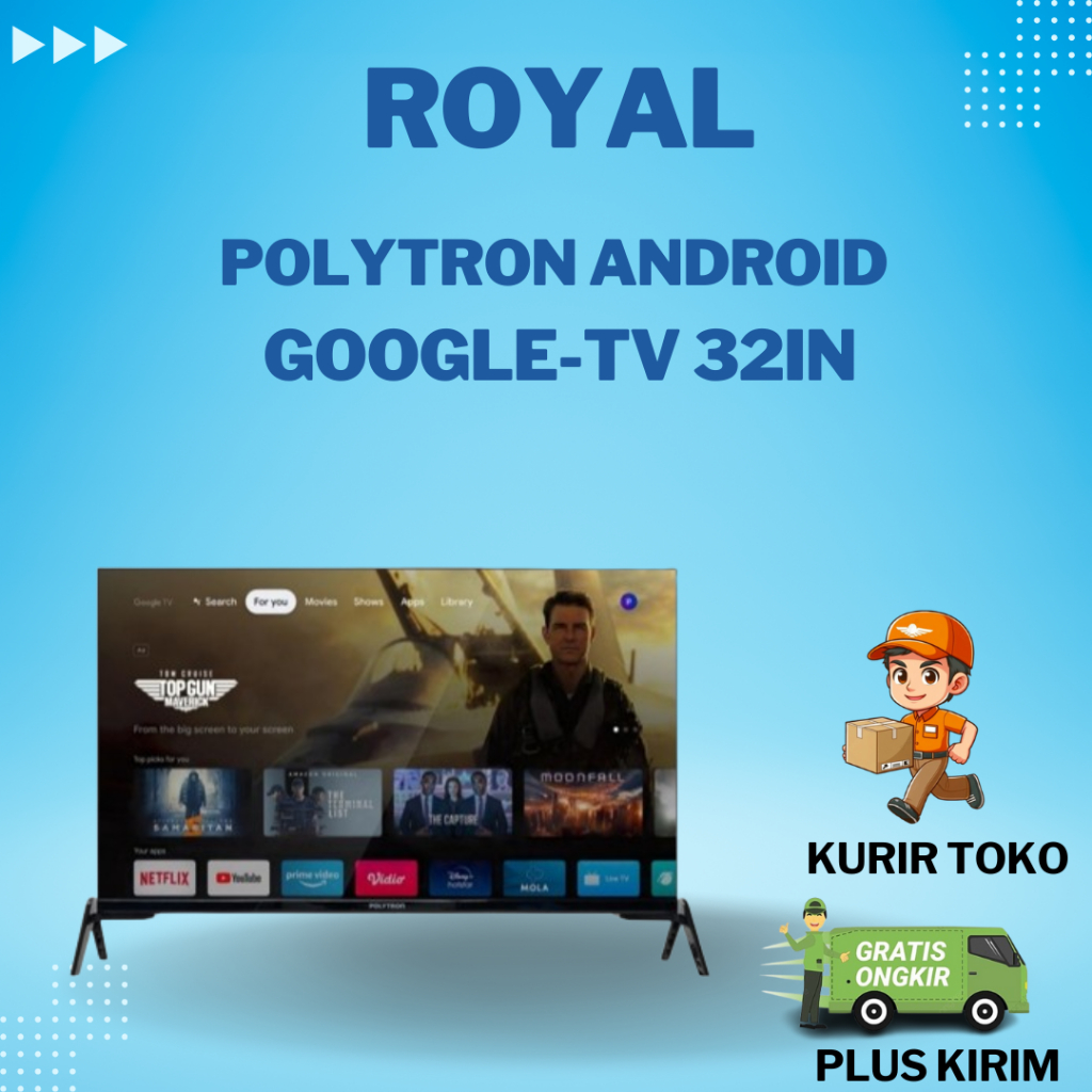Jual TV 32 INCH POLYTRON GOOGLE TV 32RG9059 | Shopee Indonesia