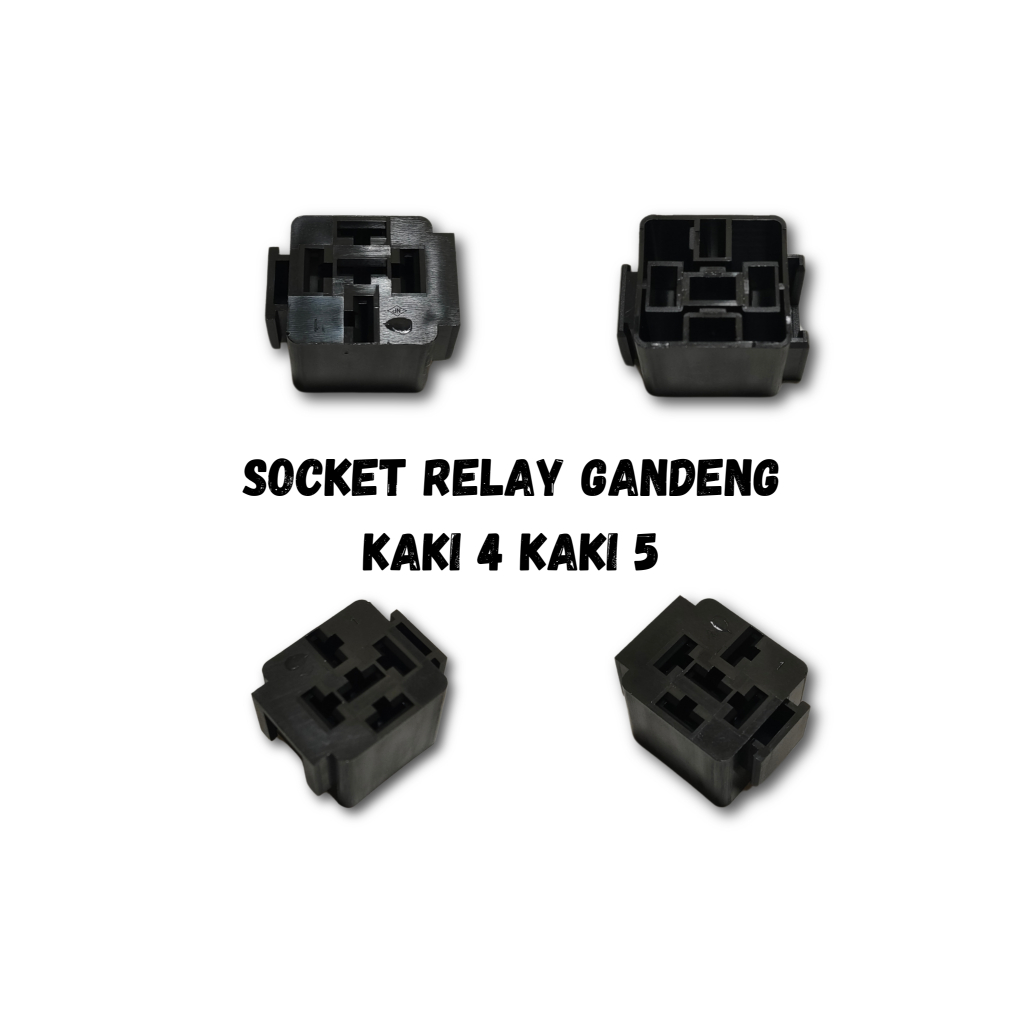 Jual SOCKET / SOKET RELAY GANDENG KAKI 4 KAKI 5 (SOCKET ONLY) / SOCKET ...