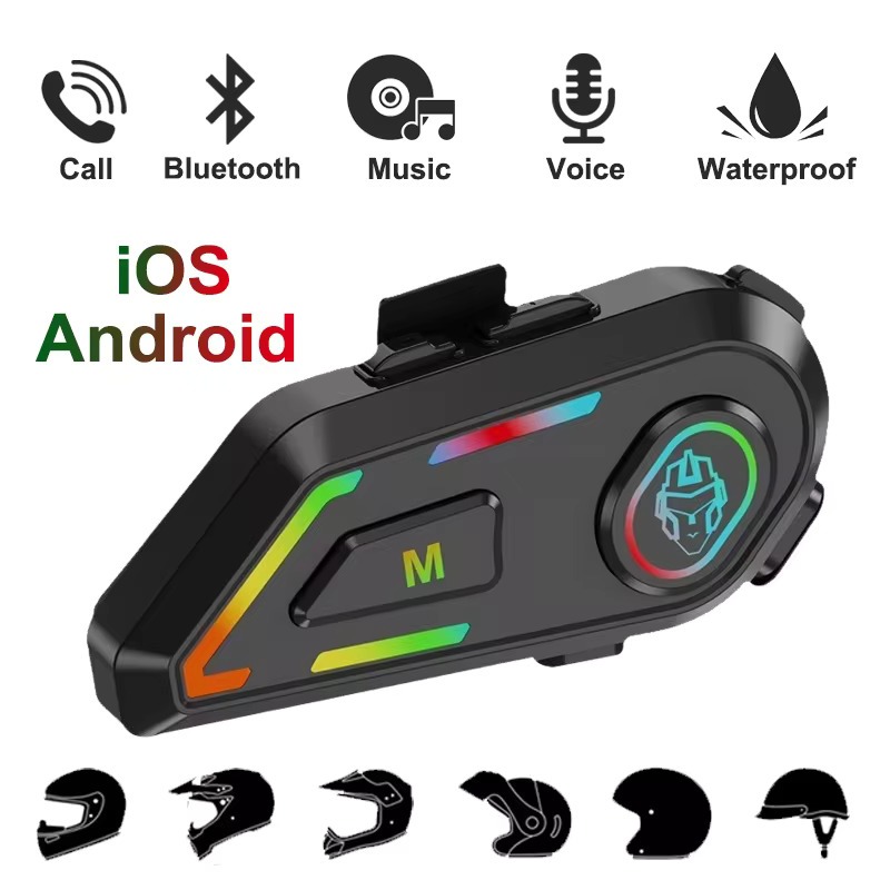 Jual Intercom Helm C5 Sepeda Motor Bluetooth Suara Jernih Jarak 100m ...