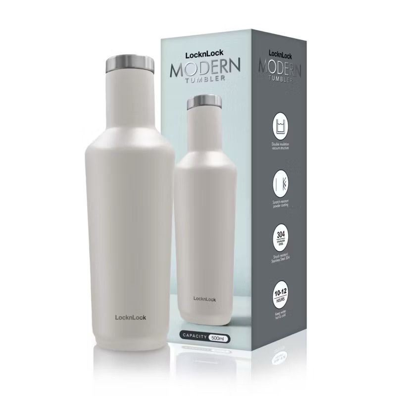 Jual LocknLock Modern Tumbler 500ml Putih | Shopee Indonesia