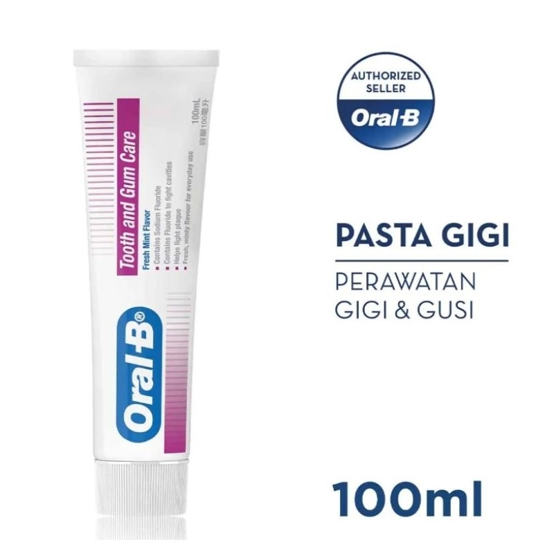 Jual Oral B Pasta Gigi Tooth & Gum Care Fresh Mint 100ml | Shopee Indonesia