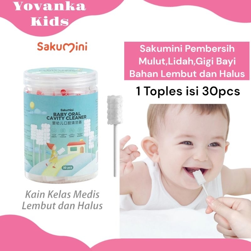 Jual Pembersih Lidah Gigi Mulut Bayi Gauze Stik/Sakumini Orak Cleaner ...