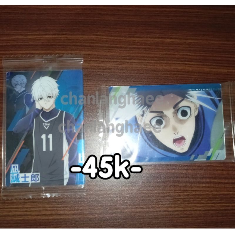 Jual Blue Lock Photocard Wafer Card Nagi Seishiro & Gagamaru Gin ...