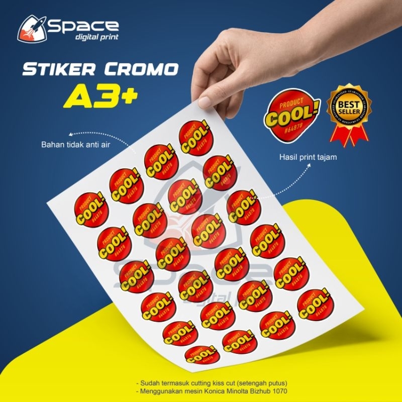 Jual Print Stiker Cromo Sehari Jadi (sudah cutting kiss cut) | Shopee ...