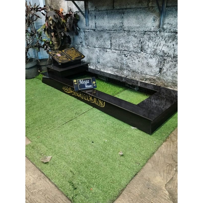 Jual FULL MAKAM MINIMALIS/BATU NISAN FUL SET// NISAN GRANIT TILE 150X50 ...