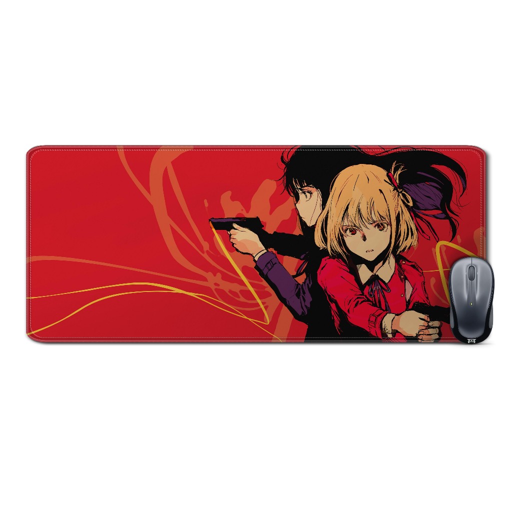 Jual Deskmat mousepad extended anime CHISATO X TAKINA GUN - RYCORIS ...