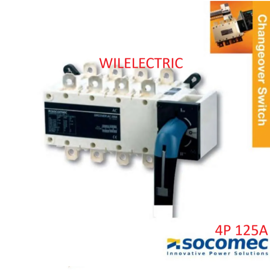 Jual SOCOMEC Handle COS change over switch 1 0 2 4P sircover 125A 125 A | Shopee Indonesia