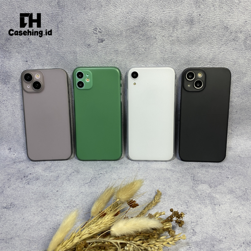 Jual Casehing - CASE ULTRA THIN POLOS ANTI KUNING IPHONE 7 8 SE PLUS X XS MAX XR 11 12 13 14 15 ...