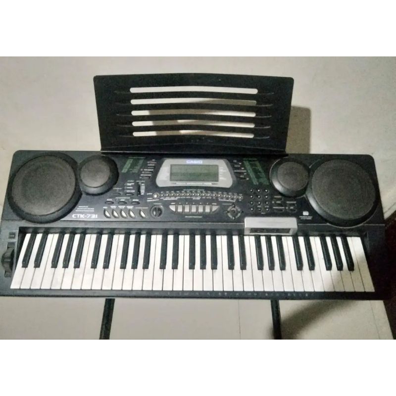 Jual Keyboard CASIO CTK 731 upgrade emulator. BONUS dusbuk, tas ...