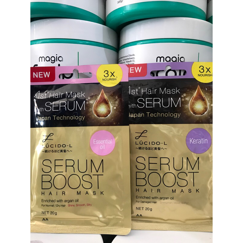 Jual LUcido hairmask sachet 20 gram | Shopee Indonesia