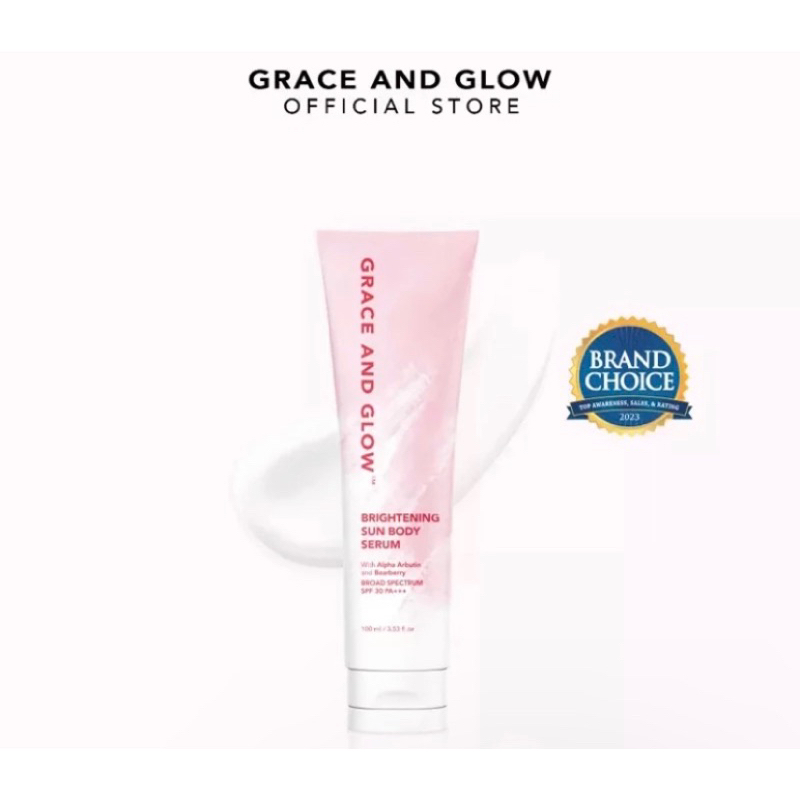 Jual [COD] Grace and Glow Brightening Sun Lotion Body Serum SPF 30 PA ...
