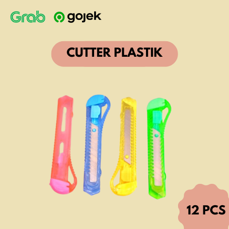 Jual Cutter Besar Yamata Bening 12 Pcs (1 Renceng) | Shopee Indonesia