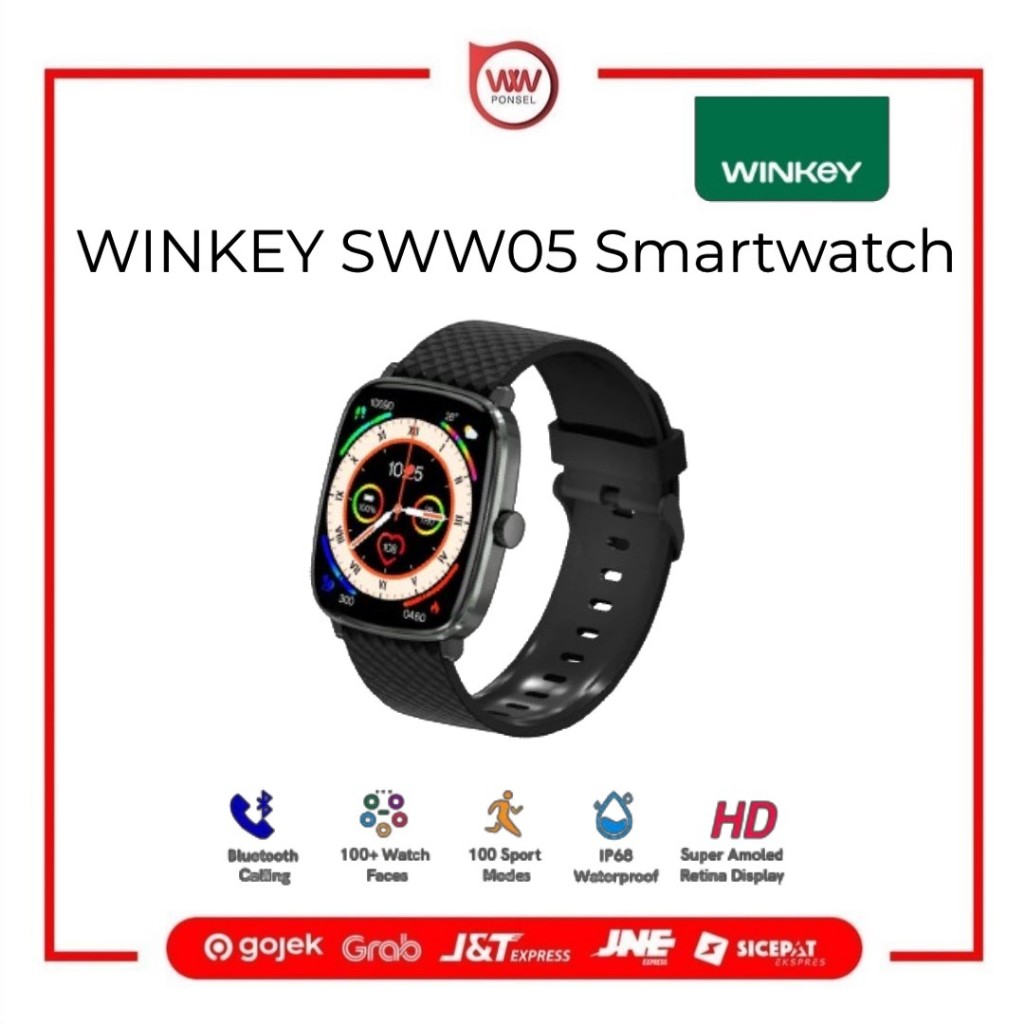 Jual Smartwatch SWW05 Cygnus with Amoled Display & Bluetooth Call ...
