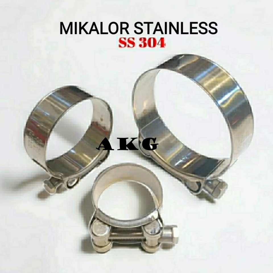 Jual SUPERIOR KLEM / MIKALOR / HEAVY DUTY CLAMP HOSE STAINLESS STEEL ...