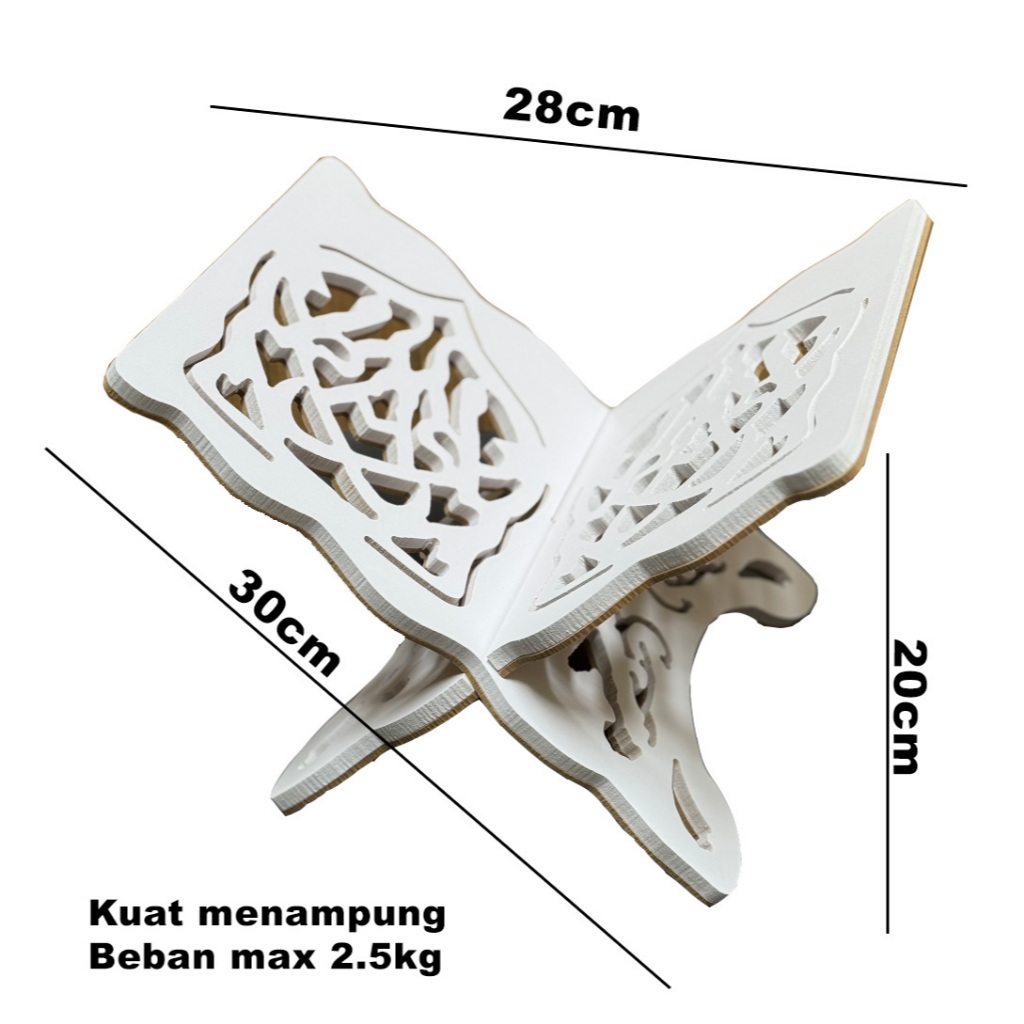 Jual Rak Tempat Alas Tatakan Alquran Rekal Quran Iqrok Rihal Tempat ...