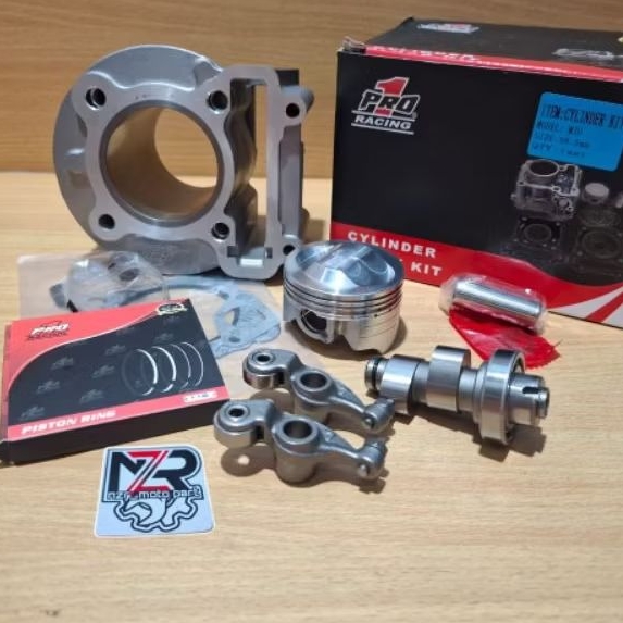 Jual PAKET BLOK SEHER MIO 58,5 MM 150 CC/BORING SET BORE UP NOKEN AS ...