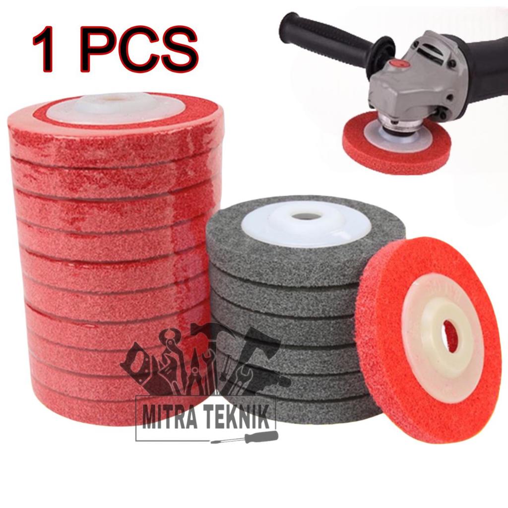 Jual Mata Non Woven Gerinda Poles Stainless 4" Inch Batu Gerinda ...