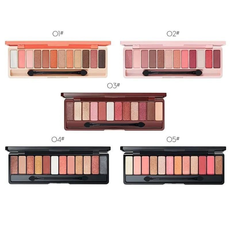Jual Eyeshadow Palette 12 Warna Waterproof dan Tahan Lama - Make Up ...