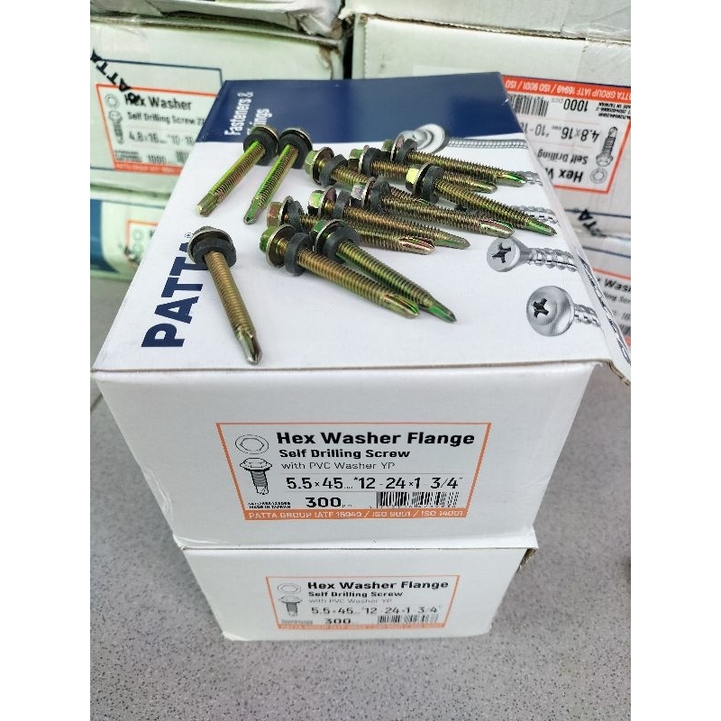 Jual Baut Atap Patta 12x45 / Baut Drilling Patta 12x45 / Baut atap ...