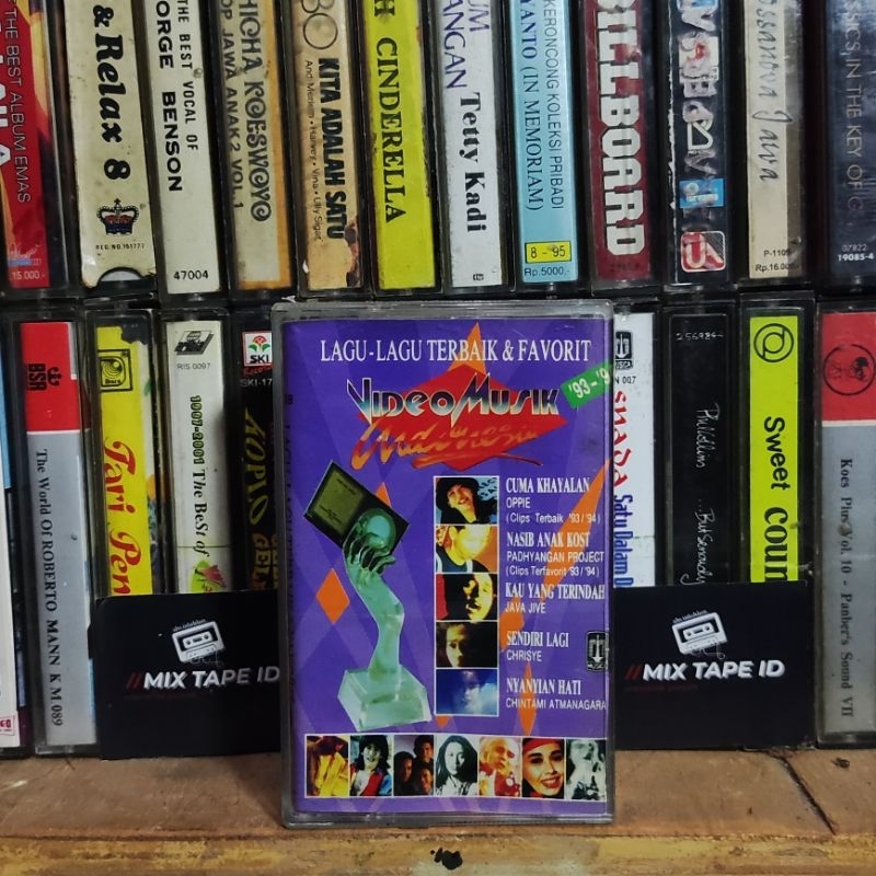 Jual Kaset Pita - Lagu Lagu Terbaik & Favorit - Video Musik - Kompilasi Indonesia - Radio Tape ...