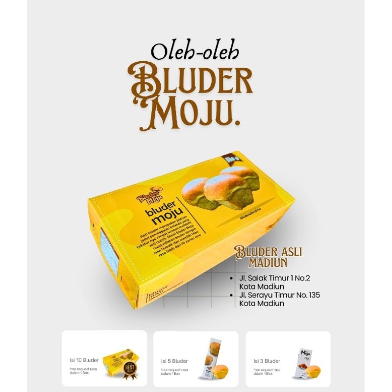 Jual Oleh-oleh Bluder Moju Asli Madiun ( Kemasan isi 5pcs ) | Shopee Indonesia