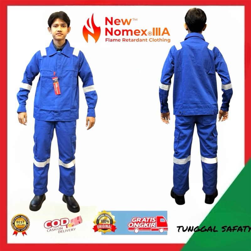 Jual Coverall New Nomex IIIA / Wearpack Anti Percikan Api / Wearpack ...