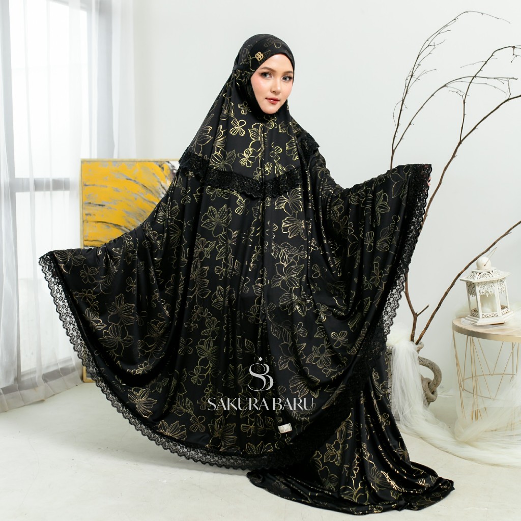 Jual Sakura Baru - Mukena Shanum New Motif Magnolia Reborn Mewah Lembut ...