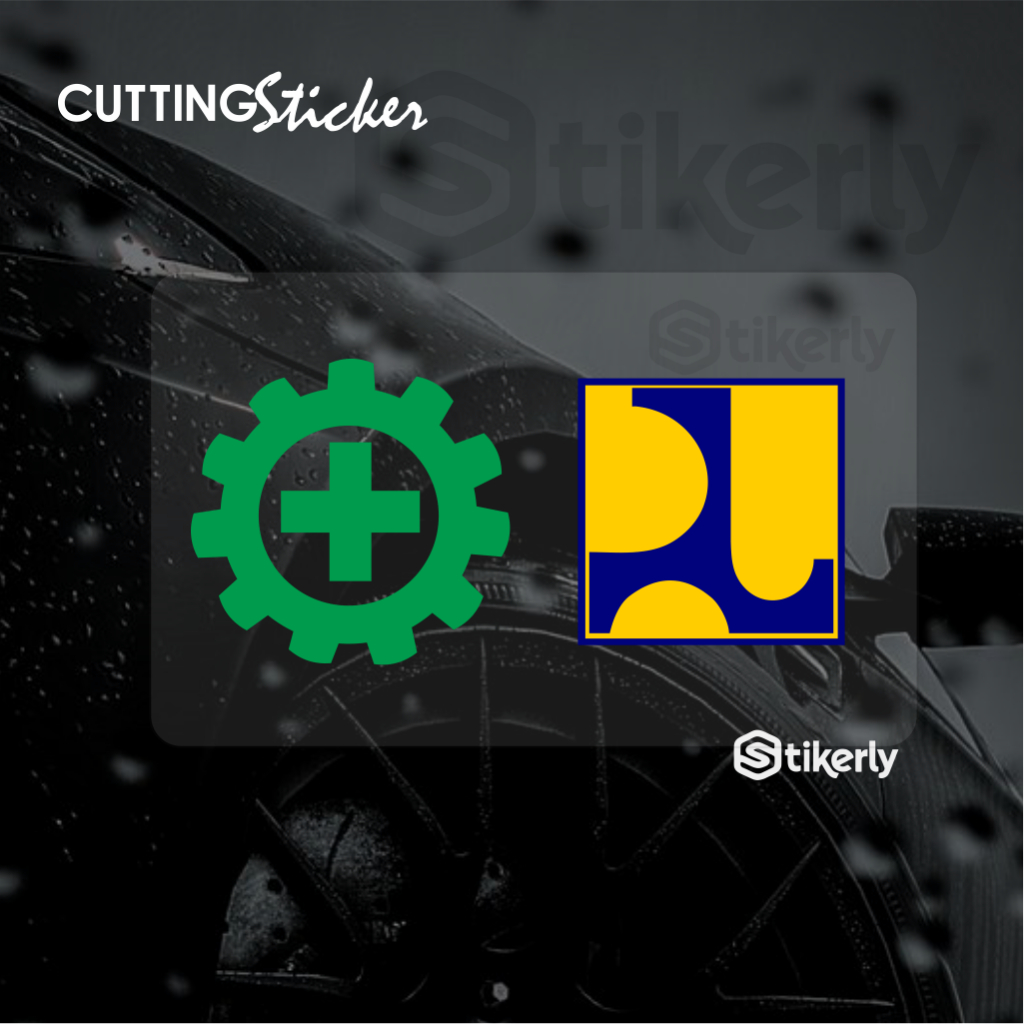 Jual Stiker logo | K3 & PUPR | Tahan Air & Panas | Untuk Helm Proyek ...
