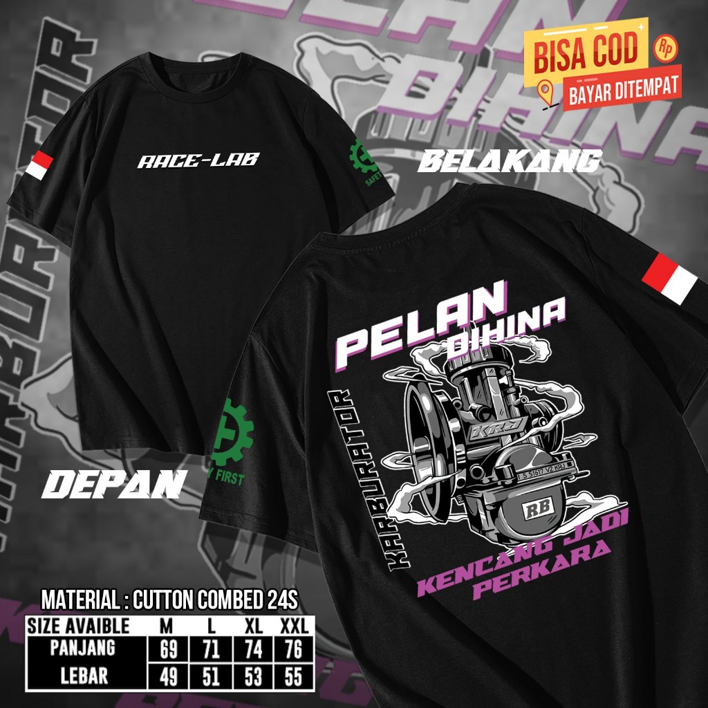 Jual KAOS DISTRO RACING | KAOS "PELAN DIHINA KENCANG JADI PERKARA ...