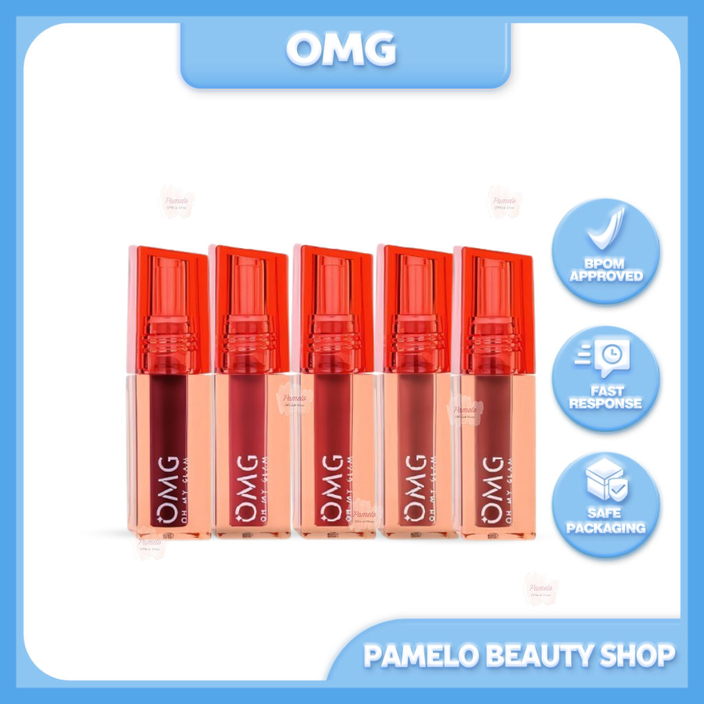 Jual ️ Pamelo ️ OMG OH MY GLAM Glassy Lip Tint 2g - Lip Tint Warna ...