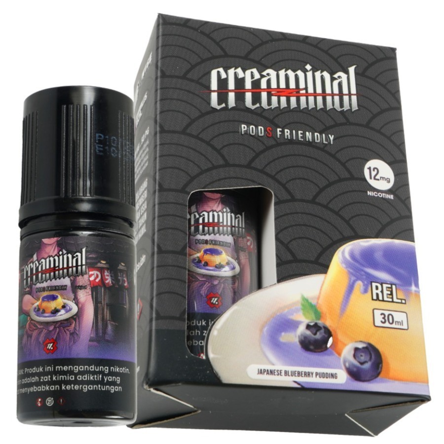 Jual CREAMINAL JAPANESE BLUEBERRY PUDDING PODS FRIENDLY 30ML BY BADASS ...