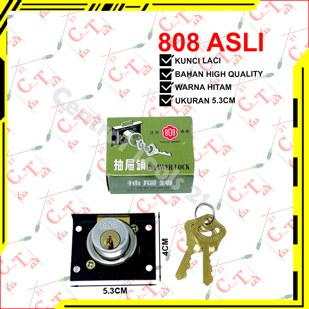 Jual Kunci Laci 808 Original Asli / Kunci Lemari Pengaman Furniture ...