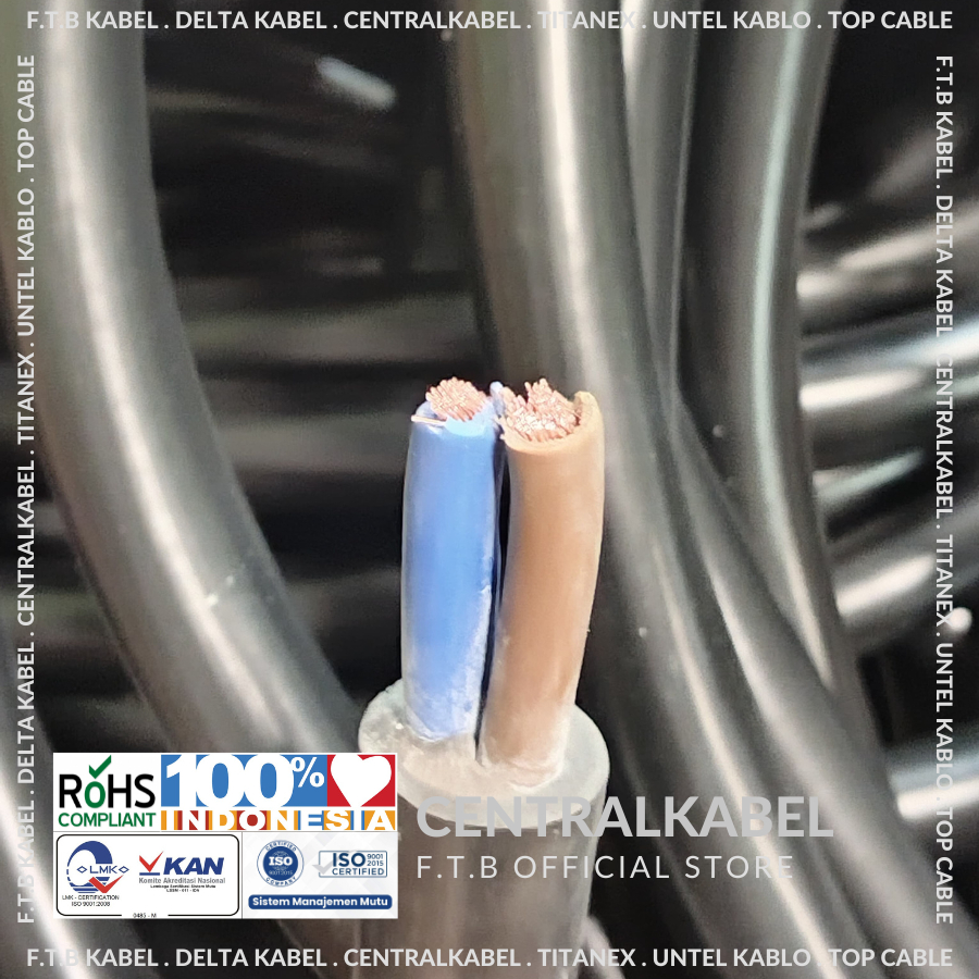 Jual SNI FTB KABEL NYYHY 2x16 ZR-RVV 2x16 NYSHY 2x16 450/750V Meteran | Shopee Indonesia