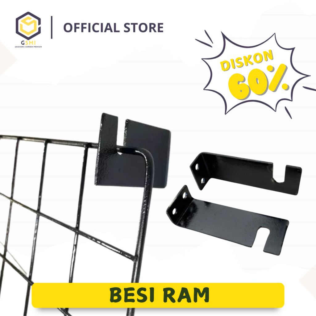 Jual BRACKET DUDUKAN PENYANGGA DINDING BRACKET RAM DINDING BESI DUDUKAN ...