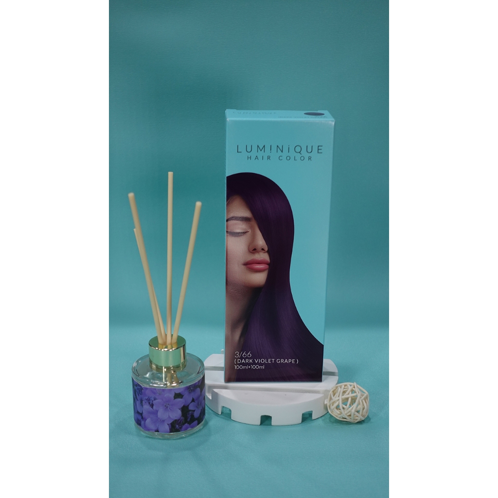 Jual Luminique Hair Color 3/66 Dark Violet Grape | Shopee Indonesia