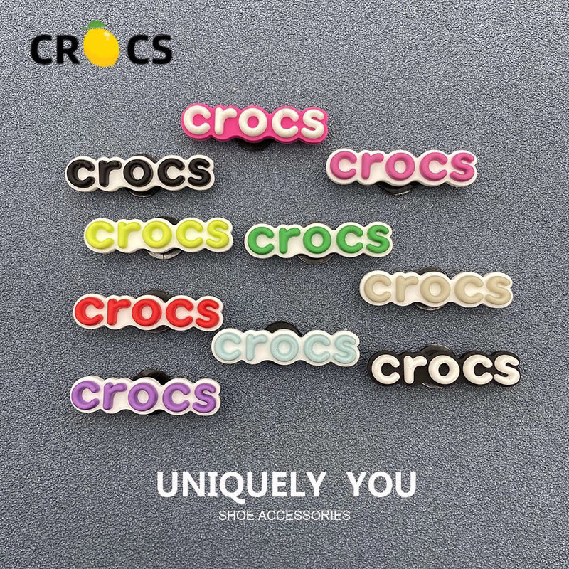 Jual Jibbitz Crocs Charms Aksesoris Logo Crocs Letters Creative ...