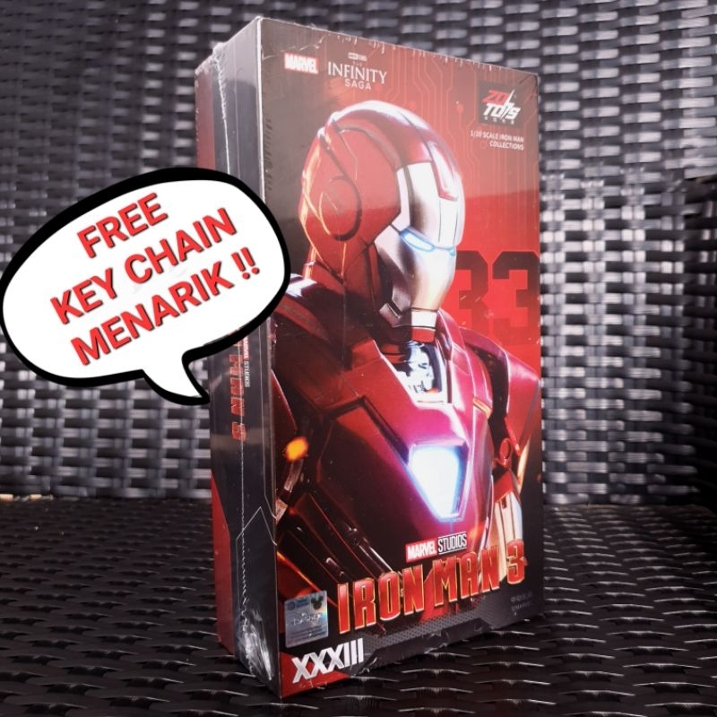 Jual ZD TOYS IRONMAN MARK 33 - MISB ( Free Gantungan Kunci ) | Shopee ...