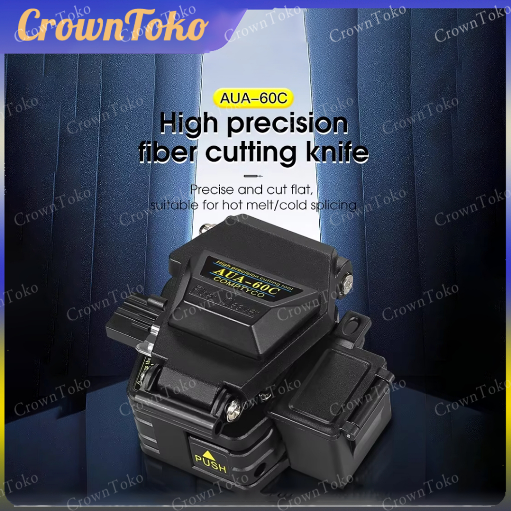 Jual Fiber Cleaver Premium High Precision AUA-60C Alat Pemotong Fiber ...