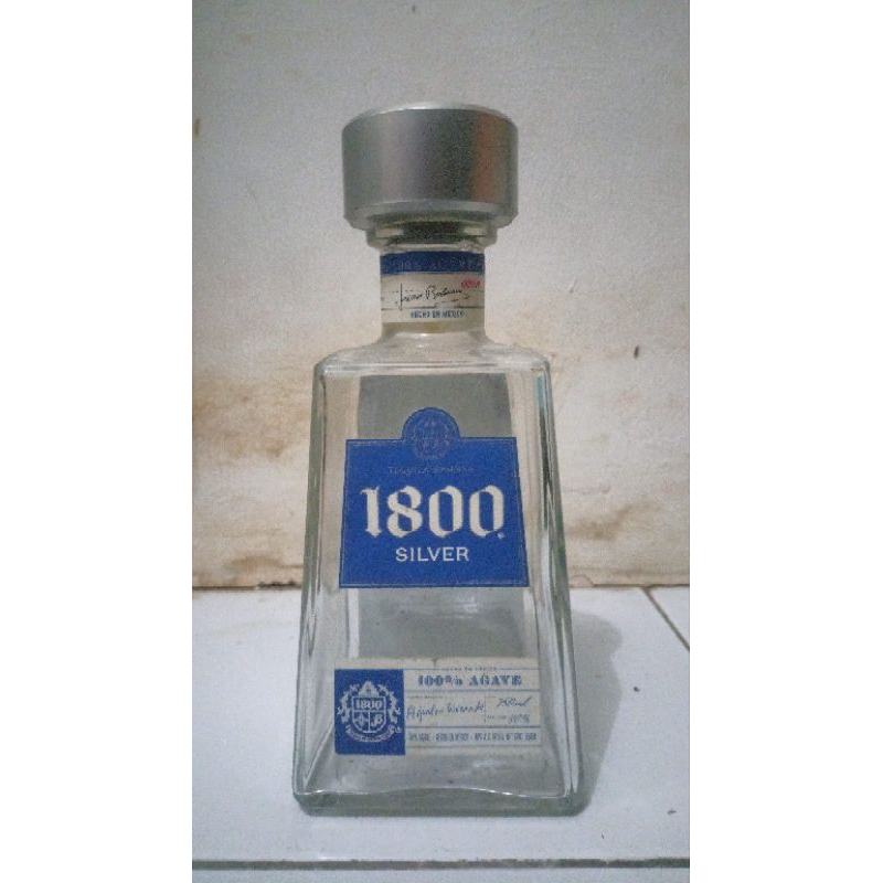 Jual Jual Botol Bekas 1800 Silver Tequila - 750 ml | Shopee Indonesia
