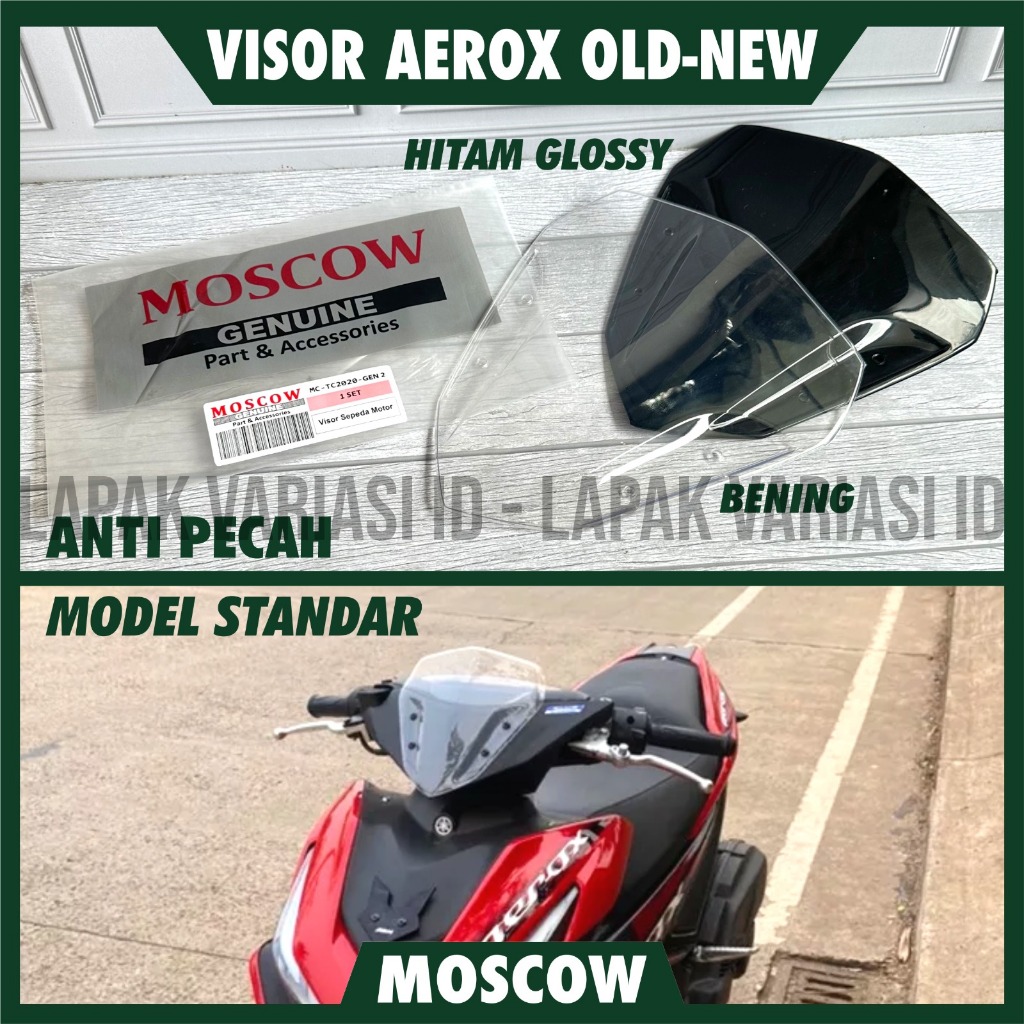 Jual WINDSHIELD YAMAHA AEROX NEW OLD BENING / CLEAR VISOR WINDSHIELD ...