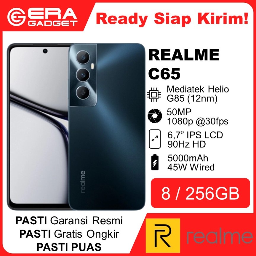 Jual Hp Realme C65 [8GB 256GB] Garansi Resmi 1 Tahun | Shopee Indonesia
