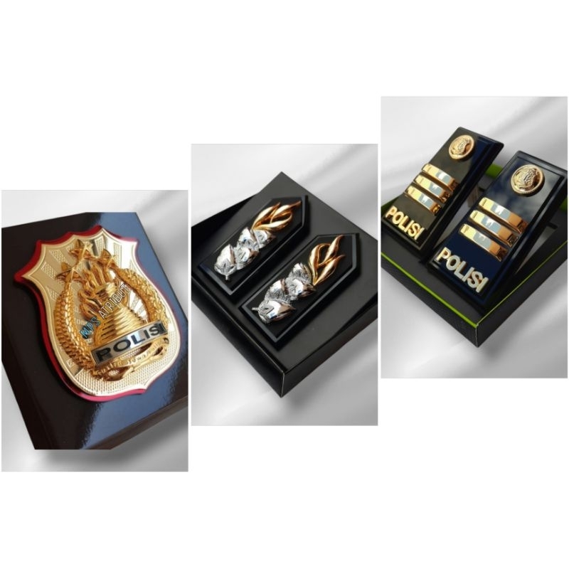 Jual Atribut Perwira Polri / Paket Pangkat Ipda/Iptu/Akp/Kompol/Akbp ...