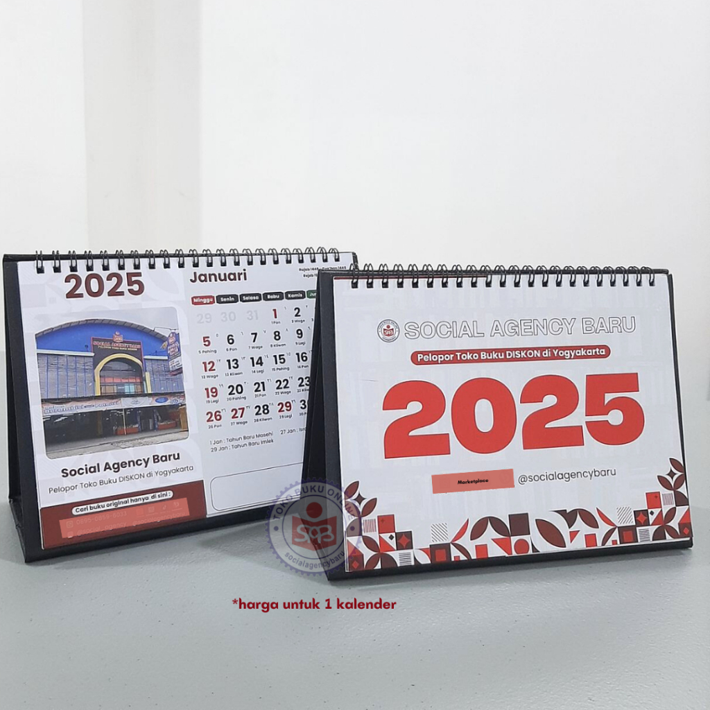 Jual Kalender 2025 Kalender Meja Kalender Duduk - SAB MERCH | Shopee ...